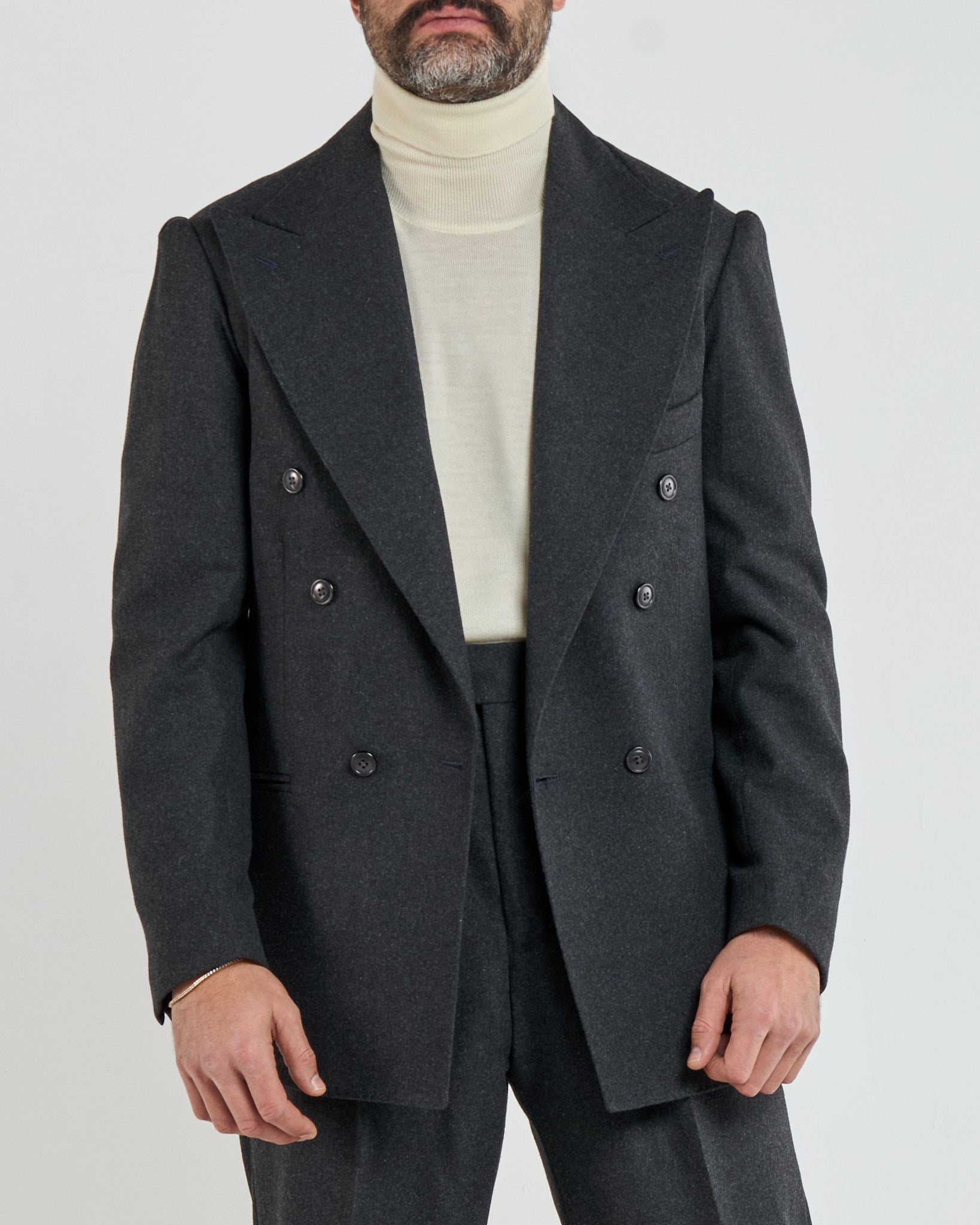 Ortisei Anthracite Flannel Jocket Jacket